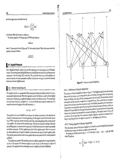 Hopfield Network Book Pdf Eigenvalues And Eigenvectors Matrix