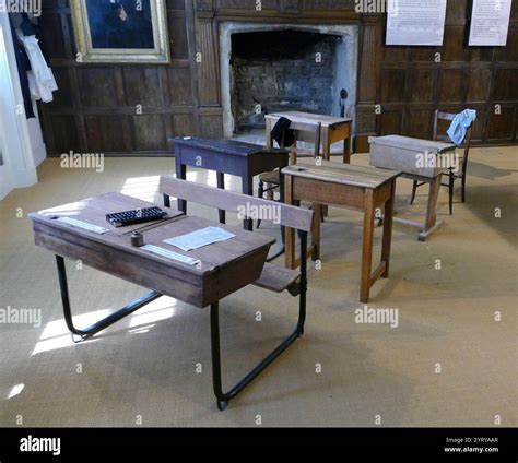Reconstruction Of A 19th Century Victorian Classroom In England Dorset