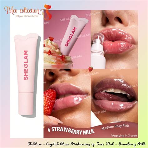 Son Bóng Dưỡng Môi Sheglam Crystal Glaze Moisturizing Lip Care 10ml