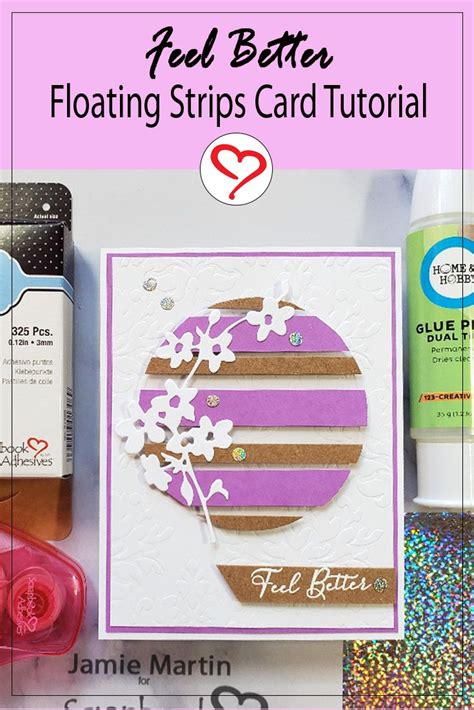 Floating Strips Card Tutorial