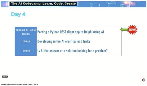 Embarcadero Ai Code Camp Adug Forums