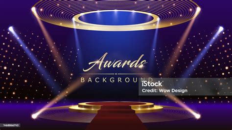 블루 핑크 레드 골든 스테이지 스포트라이트 시상식 그래픽 배경 축하 레드 카펫 입장 쇼 엔터테인먼트 할리우드 볼리우드 템플릿