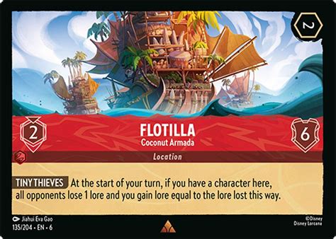 Flotilla Coconut Armada 135204 Disney Lorcana Card Details