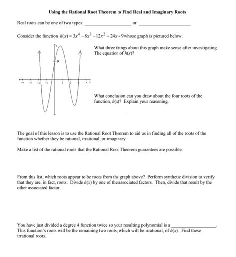 Fundamentals For Pre Calc Class Williamsburg High School For