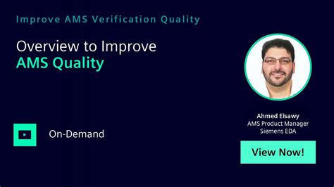 Improve Ams Verification Performance Ams Verification Track