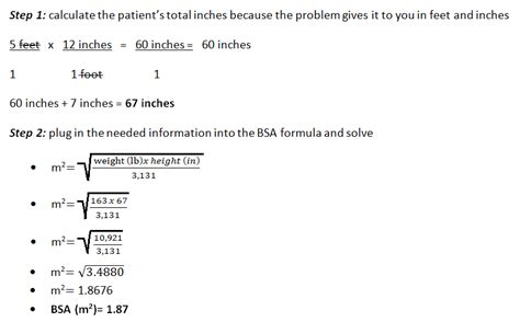 Bsa Formula Examples Form Example Download