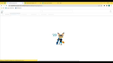 add screen flow quick lead creation to home page and test it