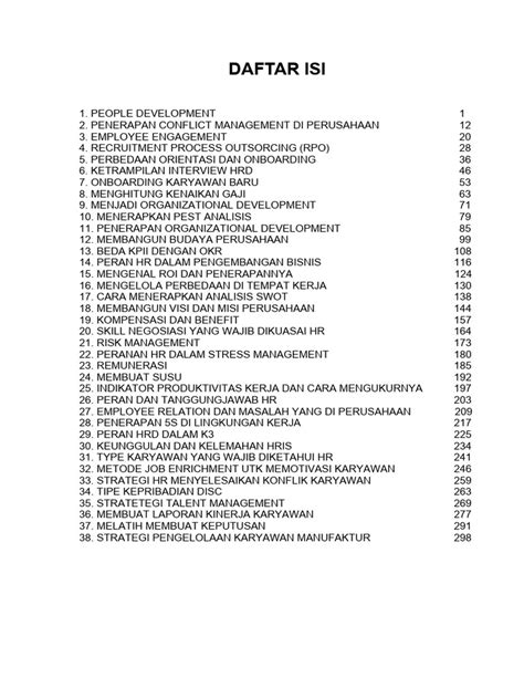 8 Contoh Program People Development Pdf