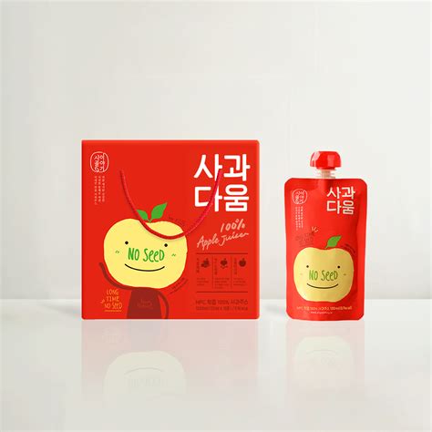 사과다움 씨없는 사과즙 10팩 식품 덤더닷컴