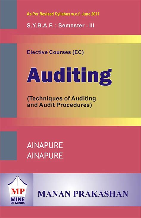 Auditing Sybaf Semester Iii Manan Prakashan The Stranger Books