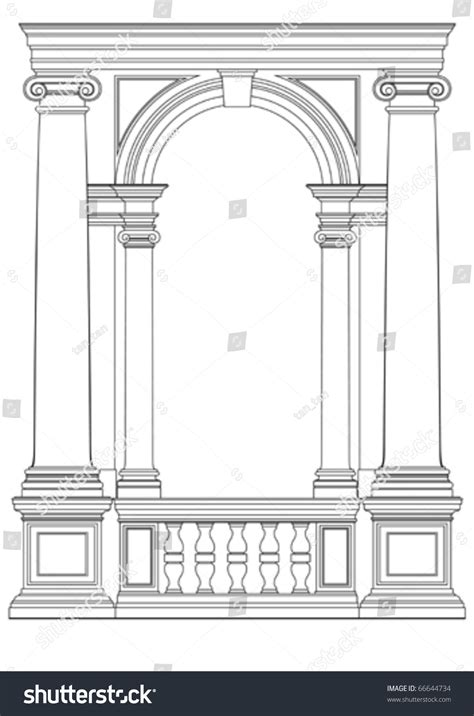 Architectural Element Vector Stock Vector Royalty Free 66644734 Shutterstock
