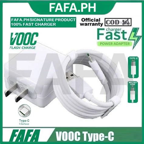 Oppo Charger Cable Type C W Fast Charger Fast Charging Wire Type C Cable Phone Adapter