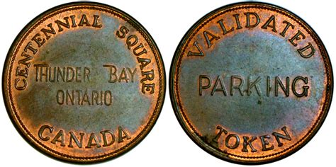 Parking Token Thunder Bay Canada Numista
