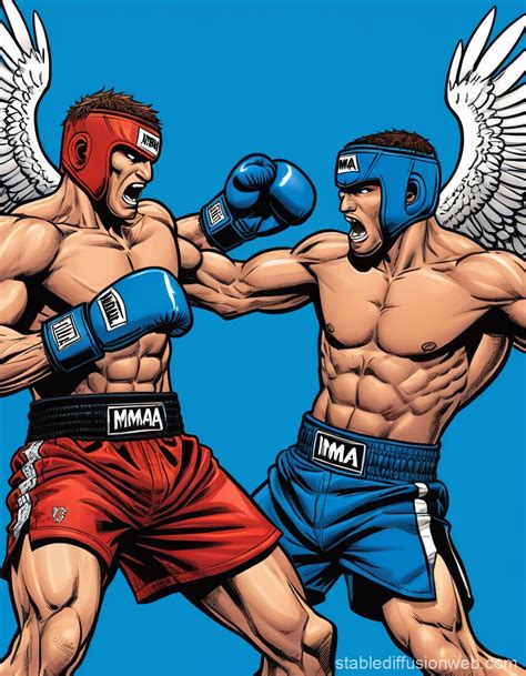 Hawks In Boxing Stable Diffusion Online