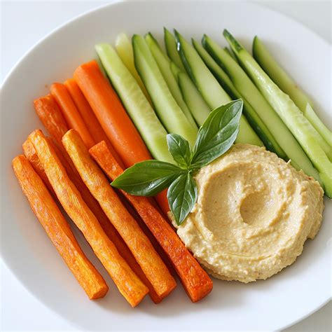 Veggie Sticks With Hummus Recipe