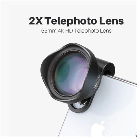 ULANZI 65MM TELEPHOTO LENS FOR I PHONE / SAMSUNG ANDROID AND SMARTPHONE ...