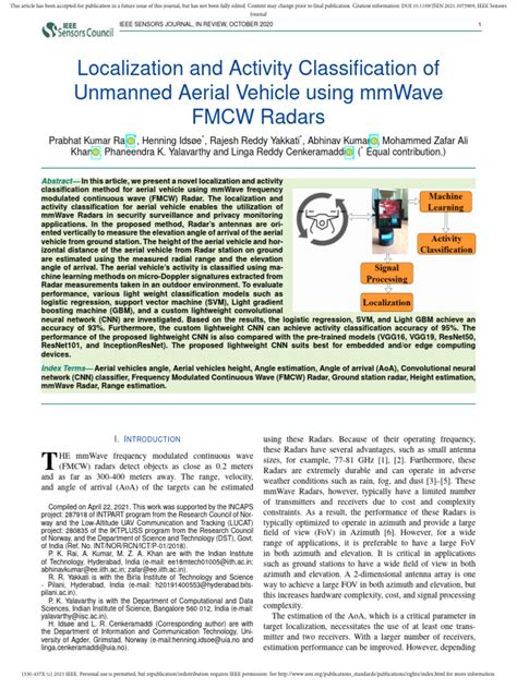 01 Localization And Activity Classification Of Unmanned Aerial