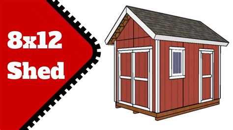 8x12 Shed Plans Free Youtube