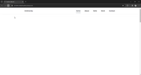 completed task 4 of prodigy infotech s personal portfolio site krishnendu pal chaudhuri posted