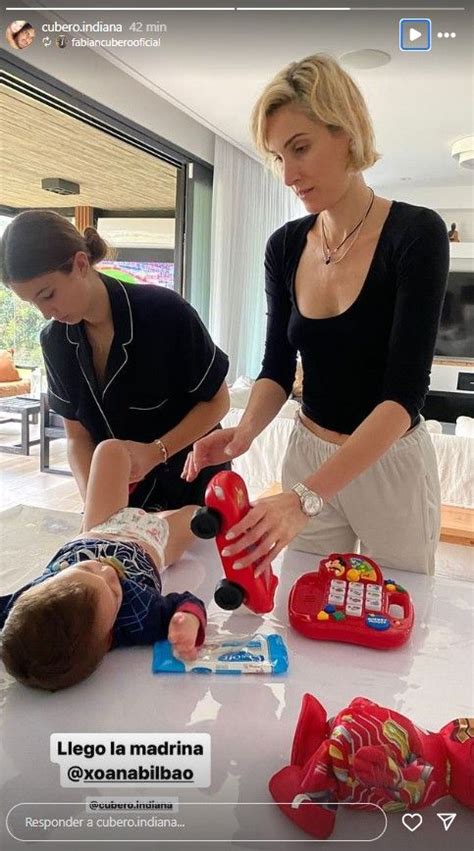Fabián Cubero Compartió Un Tierno Momento De Indiana Cubero Con Luca