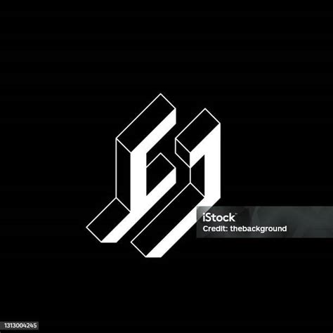 Cj 로고 또는 2 문자 코드 C 와 J 모노그램 또는 로고 타입 설계를 위한 Isometric 3d 글꼴입니다 3 차원