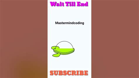 🐢😲draw Python Logo In Python Turtlepython Coding Programming Program Shorts Short Youtube