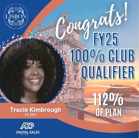 Congratulations Tracie Kimbrough One Of Our Regions 1st Fy25 100 Club… Kyle Mcdaniel
