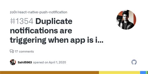 Duplicate Notifications Are Triggering When App Is In Background With