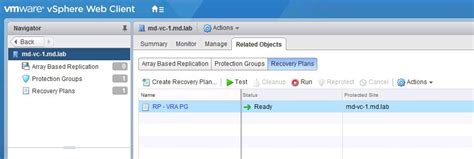 Create Vsphere Replication Based Recovery Plan In Vmware Srm