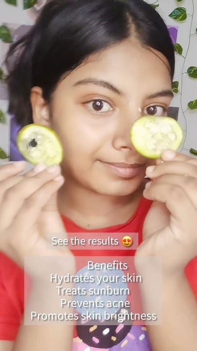 Benefits Of Cucumber Slice 😍ytshorts Shorts Cucumber Skincare