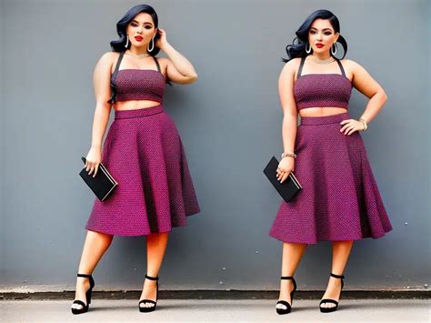 Arrase No Look Plus Size Com Saia