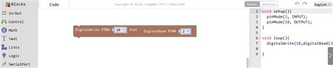 Graphical Programming Tutorial For Arduino Using A Button Osoyoo