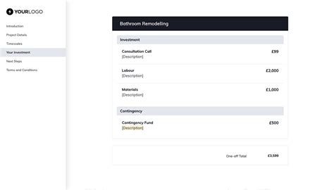 This [free] Bathroom Remodel Quote Template Won 23m Of Business