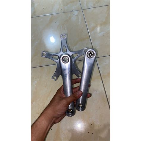 Jual Crank Arm Viva Bcd144 Dan Chainring Intro7 Devil Eye Shopee Indonesia