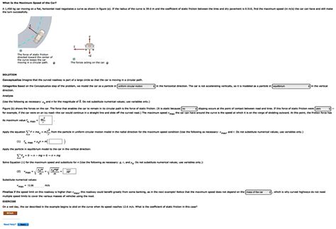 solved texts what is the maximum speed of the car a 1 450 kg car