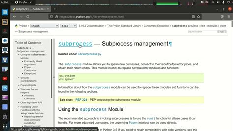 Python 3 Subprocess Module Run Terminal Commands From A Python