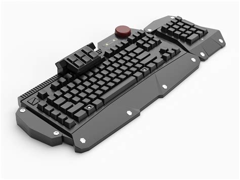 computer keyboard 02 3d model by dennycg