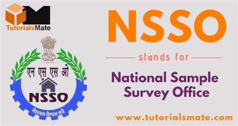 NSSO Full Form What Is The Full Form Of NSSO TutorialsMate