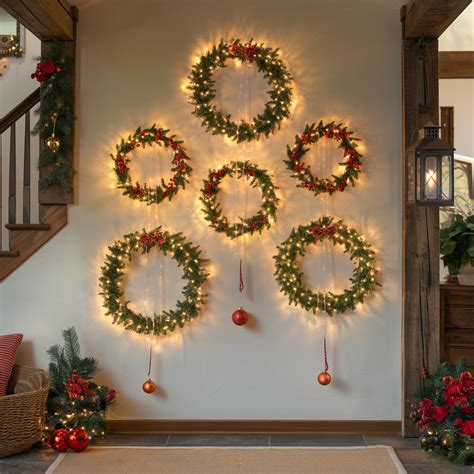 Christmas Lights On Wall 44 Innovative Decorating Ideas