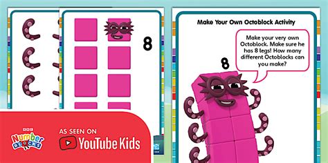 Numberblocks Make Your Own Octoblock Activity Pack Twinkl