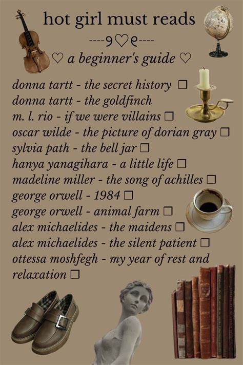 Beginner Hot Girl Reading Checklist Artofit