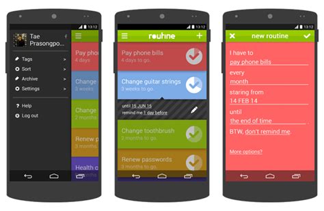 Routine App Design On Behance
