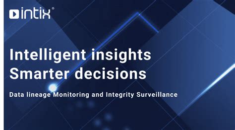 Business Activity Monitoring Intix