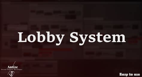 Lobby System In Blueprints Ue Marketplace