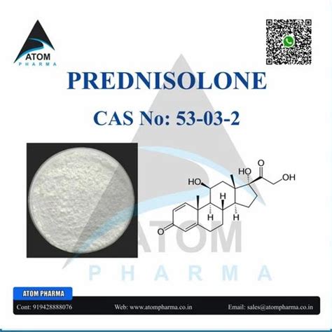 Prednisolone Api Powder Atom Pharma 25kg At ₹ 2300kg In Surat Id