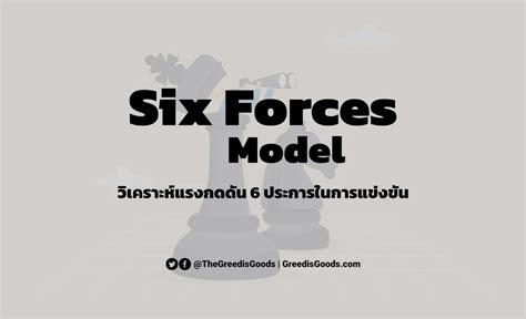 Six Forces Model คืออะไร รู้จักเครื่องมือวิเคราะห์แรงกดดันภายนอกธุรกิจ Greedisgoods