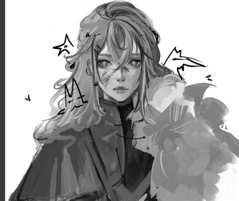 My Oc Sketch Portrait R Digitalart