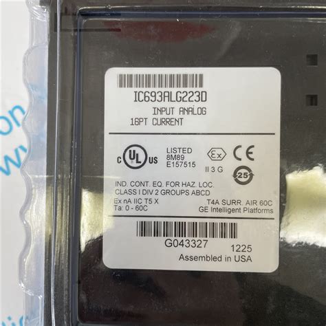 GE Analog Input Module IC693ALG223 Buy GE Analog Input Module IC693ALG223 Analog Input