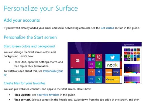 Microsoft Surface User Guides Available For Download