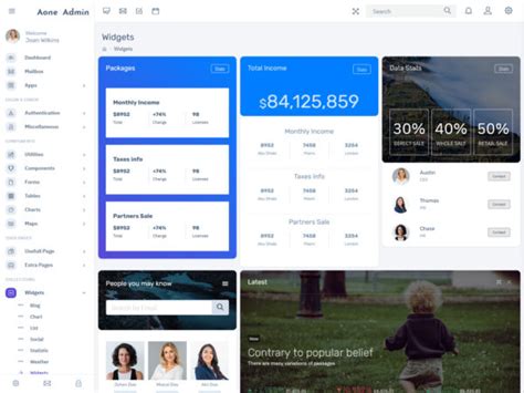 aone fully responsive admin dashboard template built with bootstrap 5